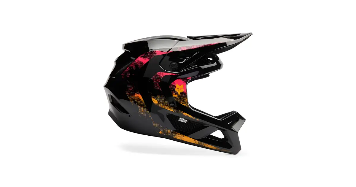 KASK ROWEROWY FOX RAMPAGE KAIROS TANGERINE