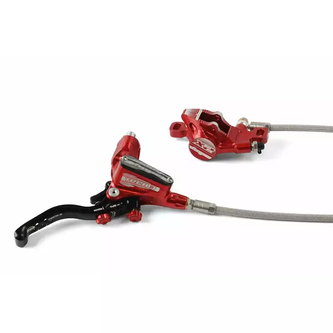 Hamulec hydrauliczny HOPE Tech 3 X2 (stalowy oplot) - Sklep rowerowy GoRide